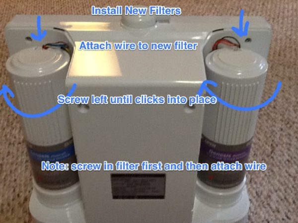 Genesis Water Ionizer Filter Change Instructions : Water For Life USA
